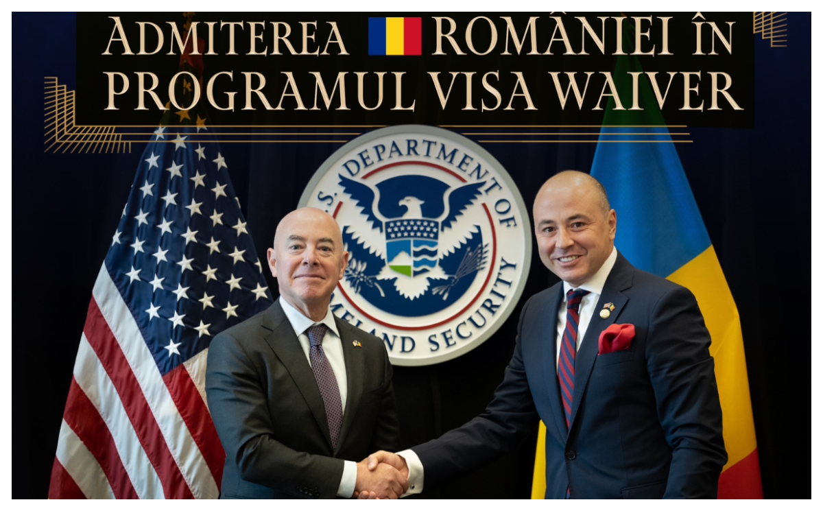 Românii nu mai au nevoie de vize pentru Statele Unite. Când va fi făcut ...