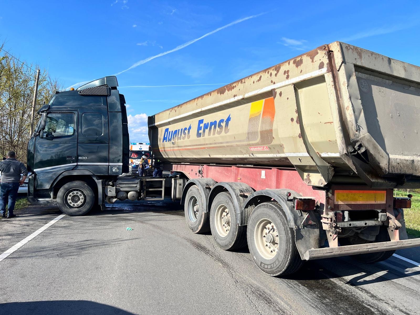 Un alt accident de circulație s-a produs pe DN 66, în satul Ruși ...